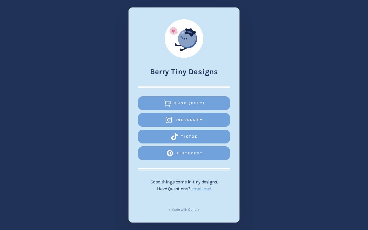 Berry Tiny Designs